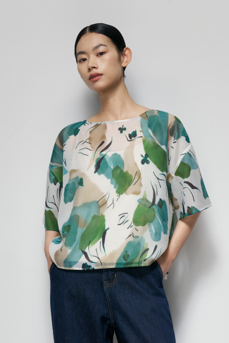 Watercolour Bloom Top – MONOLOQ