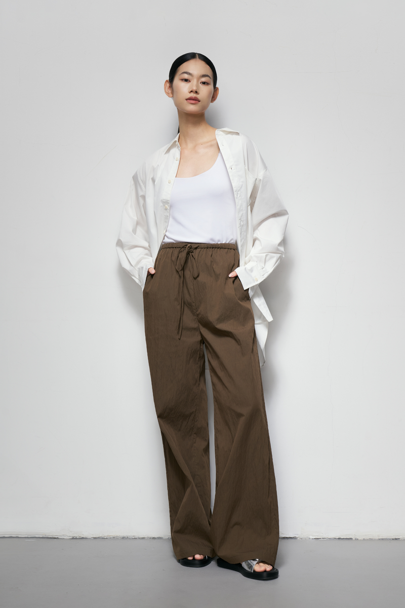 Elasticated Drawcord Trousers – MONOLOQ